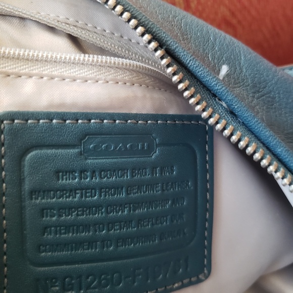 Coach | Bags | Coach Turquoise Handbag | Poshmark